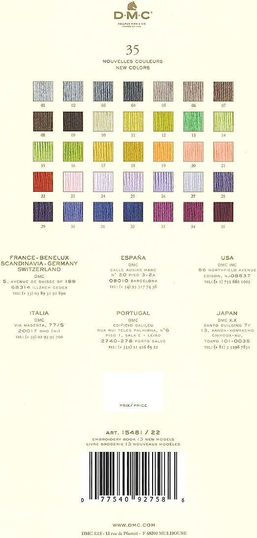 DMC Broderie Embroidery, Hand Embroidery Book – All Stitched Up Faversham