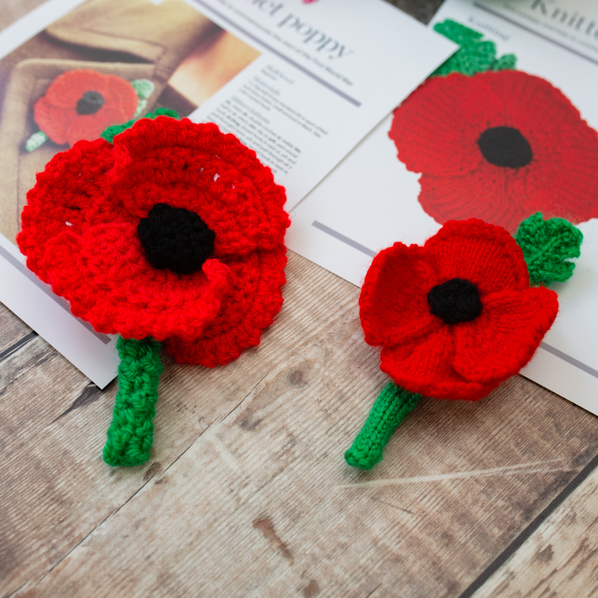 Crochet & Knitting - Poppy Kit – All Stitched Up Faversham