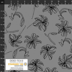 Flower Sketches - Flowers - 100% Cotton – All Stitched Up Faversham